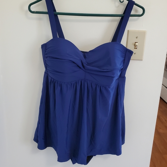 Athena | Swim | Athena One Piece Royal Blue Swimsuit Sz | Poshmark